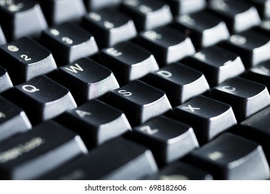 Black Computer Keyboard Perspective Stock Photo 698182606 | Shutterstock