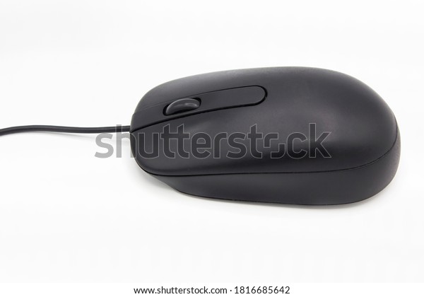 Black Computer Mouse Wheel Cable On Stock Photo 1816685642 | Shutterstock