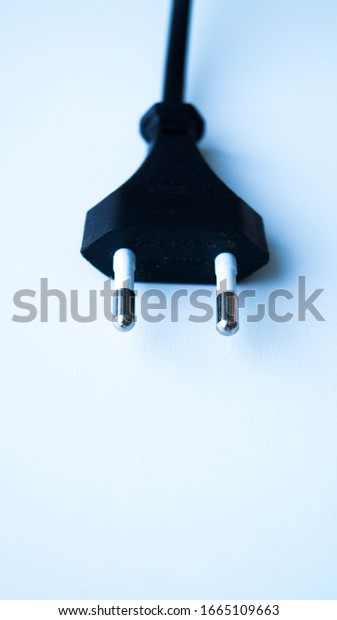 Black Electric Cable Table Lamp On Stock Photo 1665109663 | Shutterstock