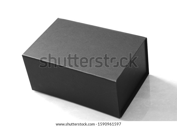 Black Empty Box On White Background Stock Photo 1590961597 | Shutterstock