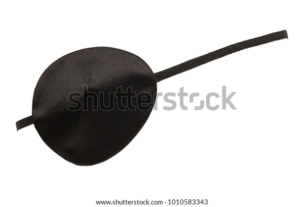 Black Fabric Eye Patch Cut Out Stock Photo (Edit Now) 1010583343