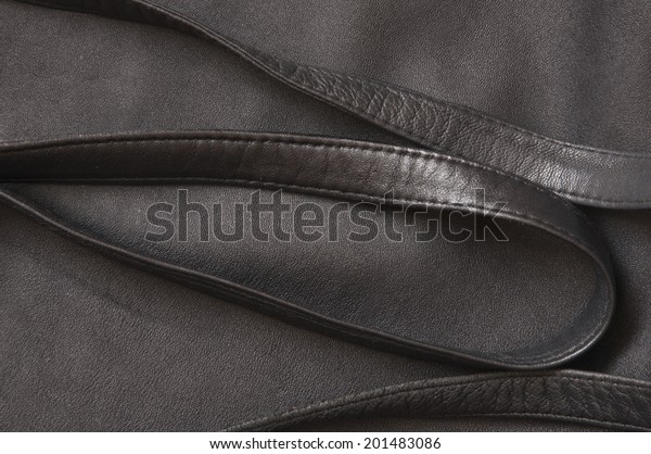Black Leather Texture Background Leather Straps Stock Photo 201483086 ...