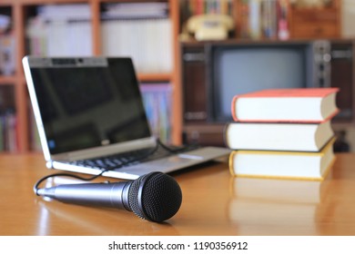 15,007 Microphone on book Images, Stock Photos & Vectors | Shutterstock
