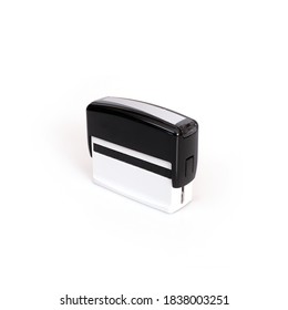 Black Plastic Automatic Stamp Documents Isolated Stock Photo 1838003251 ...