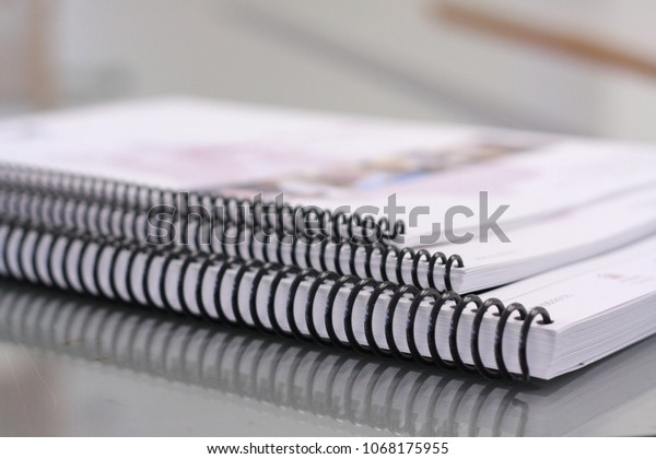 Black Plastic Binding Coils Stock Photo (Edit Now) 1068175955