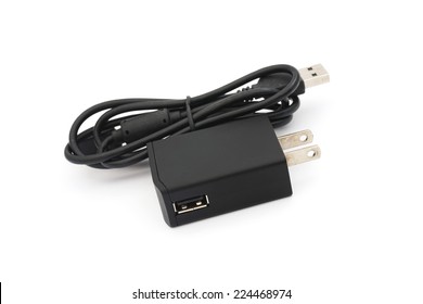 Black Plug Usb Mini Usb Cable库存照片224468974 | Shutterstock