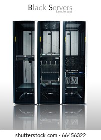 Black Server Data Center Isolated Stock Photo 66456322 | Shutterstock