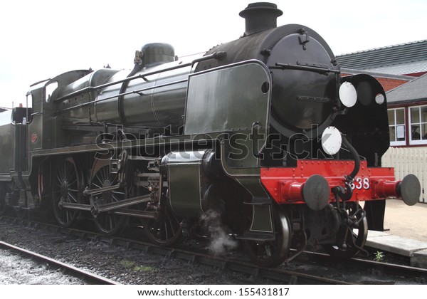 Black Steam Engine Train Stock Photo 155431817 | Shutterstock