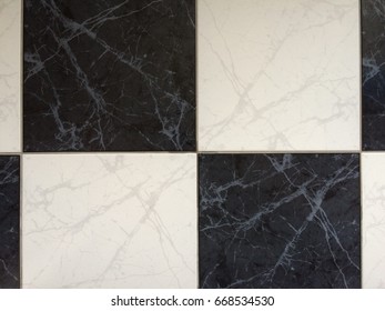 Black White Tile Texture Background Wall Stock Photo (Edit Now) 668534530