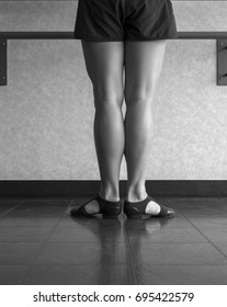 Black White Version Dancer First Position Foto Stok 695422579 ...