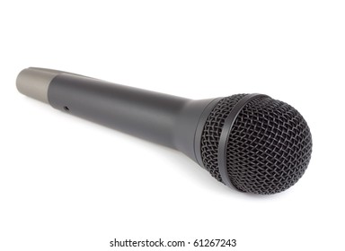 Black Wireless Microphone Stock Photo 61267243 | Shutterstock