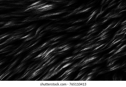 Black Wool Texture Background Dark Natural Stock Photo (Edit Now) 765110413