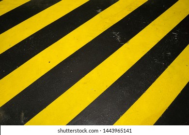 Black Yellow Caution Warning Pattern Background Stock Photo 1443965141 ...