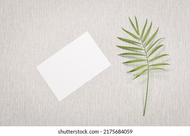 Blank Card Write Message Invitation Greetings Stock Photo 2175684059 ...