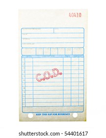 Blank Paid Invoice Stock Photo 54401620 | Shutterstock