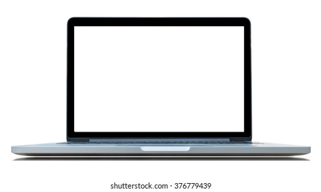 Blank Computer Notebook Can Use Montage Stock Photo 376779439 ...