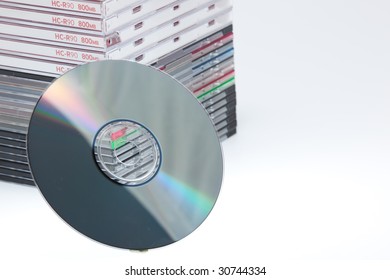Blank Dvd Cd Stack Empty Cd Stock Photo (Edit Now) 39559153
