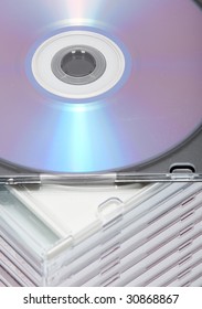 Blank Dvd Cd Stack Empty Cd Stock Photo (Edit Now) 30868867