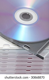 Blank Dvd Cd Stack Empty Cd Stock Photo (Edit Now) 30868873