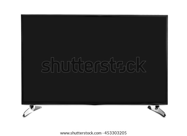 Blank Flat Screen Tv Set Isolated Stock Photo 453303205 | Shutterstock