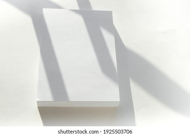 Blank Notepad Page Layout White Sheets Stock Photo 1925503706 ...