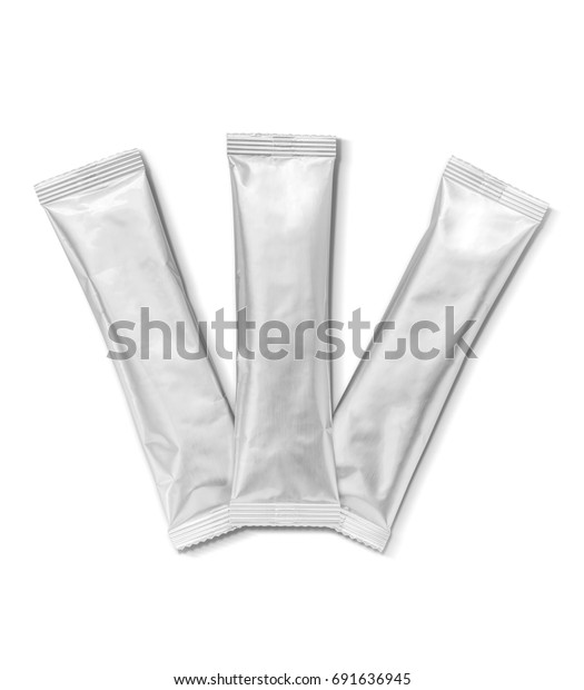 Blank Packaging Three Coffee Stick Pouch库存照片691636945 | Shutterstock