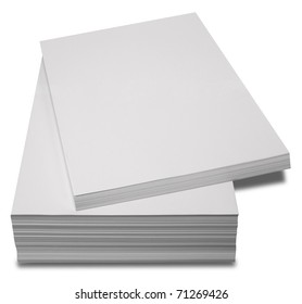 Blank Paper Stack Path Stock Photo 71269426 | Shutterstock
