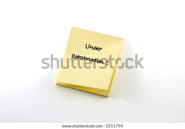 Blank Postit Note Isolated On White Stock Photo 2551794 | Shutterstock