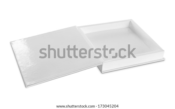 Blank White Box Opened Isolated Over Stock Photo 173045204 | Shutterstock