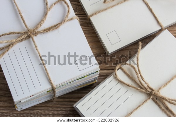 Blank White Post Cards Empty Postcard Stock Photo 522032926 | Shutterstock