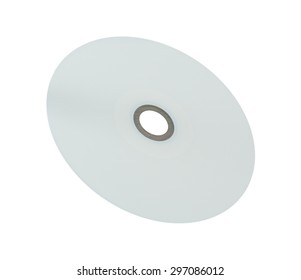 Blank White Printable Surface Cd Dvd Stock Photo (Edit Now) 297086012
