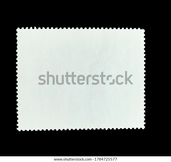 Blank White Rectangle Postage Stamp Shape Stock Photo 1784725577 ...