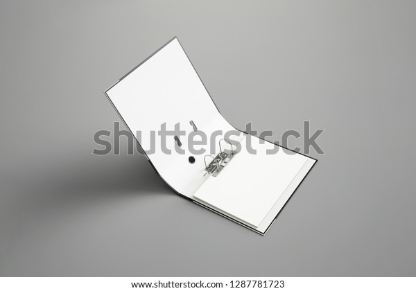 Blank White Ring Binder Folder Design Stock Photo 1287781723 | Shutterstock