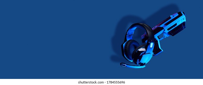Levitation Two Controller Joysticks Concept Gaming Stock Photo (Edit ...