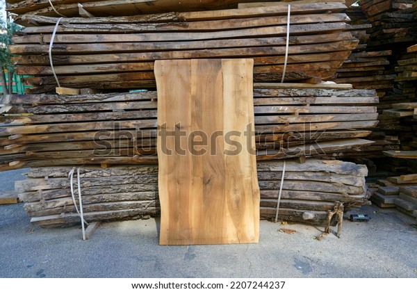 Blocks Pine Sawn Timber Construction Roof Stock Photo 2207244237 ...