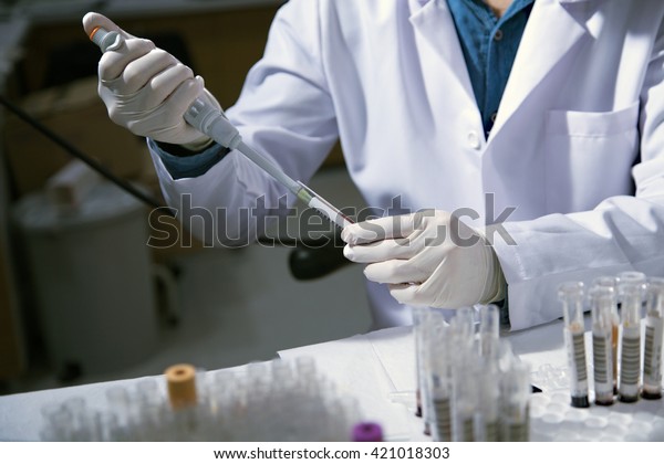 Blood Serum Extraction Process Stock Photo (Edit Now) 421018303