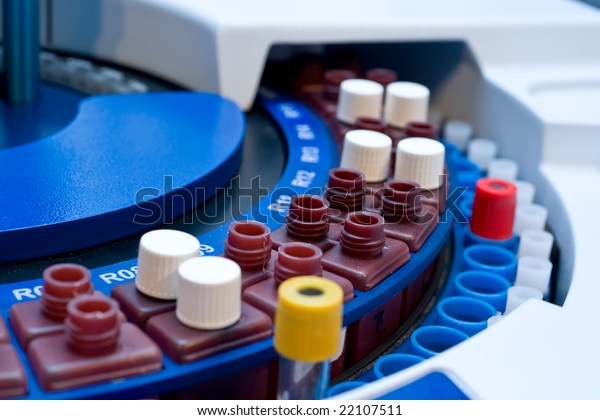 Blood Test Machine Stock Photo (Edit Now) 22107511