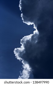 Blue Background Clouds Sky Split Half Stock Photo 138497990 | Shutterstock