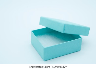 Blue Empty Gift Box Stock Photo 1296981829 | Shutterstock