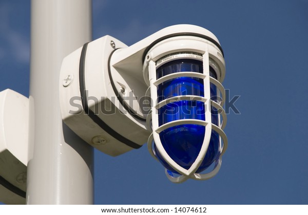 Blue Fluorescent Light Stock Photo 14074612 | Shutterstock