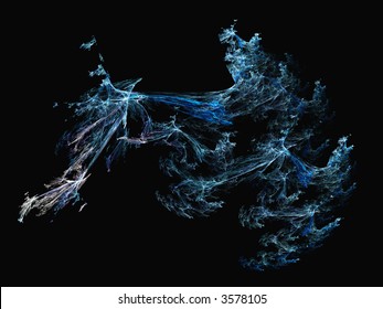 Blue Fractures Complex Computer Generated Image Stock Photo 3578105 ...