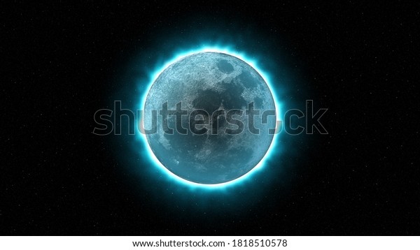 Blue Lunar Eclipse Full Moon Stock Photo 1818510578 | Shutterstock