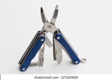 Steel Multitouch Spread Out On White Stock Photo (Edit Now) 1210643002