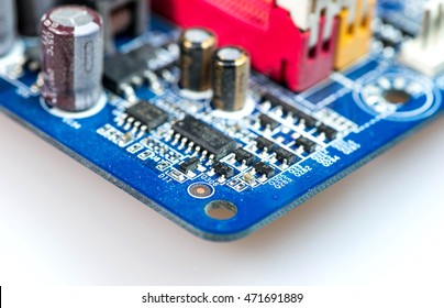 Blue Pcb Board Chip Socket Microchip Stock Photo (Edit Now) 471691889