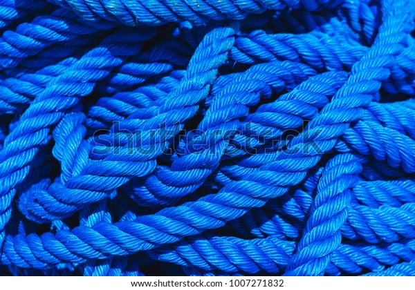 Blue Rope Polypropylene Texture Background Stock Photo (Edit Now ...