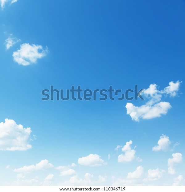 Arrière-plan ciel bleu. : photo de stock (modifiable) 110346719