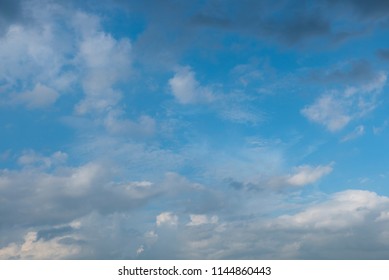 Blue Sky Clouds Texture Background Stock Photo 1144860443 | Shutterstock