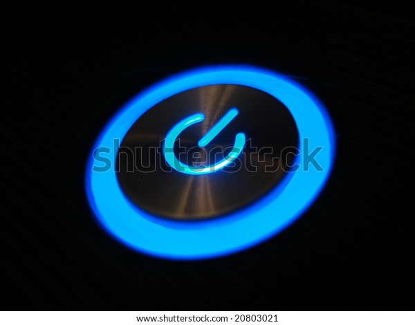 Blue Start Button Stock Photo (Edit Now) 20803021