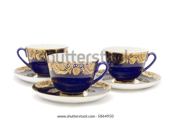 Blue Tea Cups Stock Photo 5864950 | Shutterstock