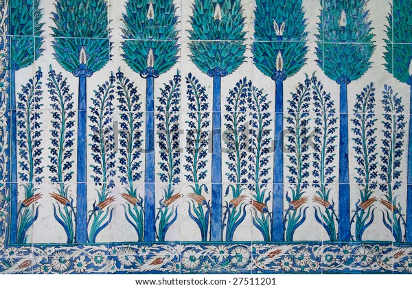 Blue Tile On Wall Topkapi Palace Stock Photo 27511201 | Shutterstock